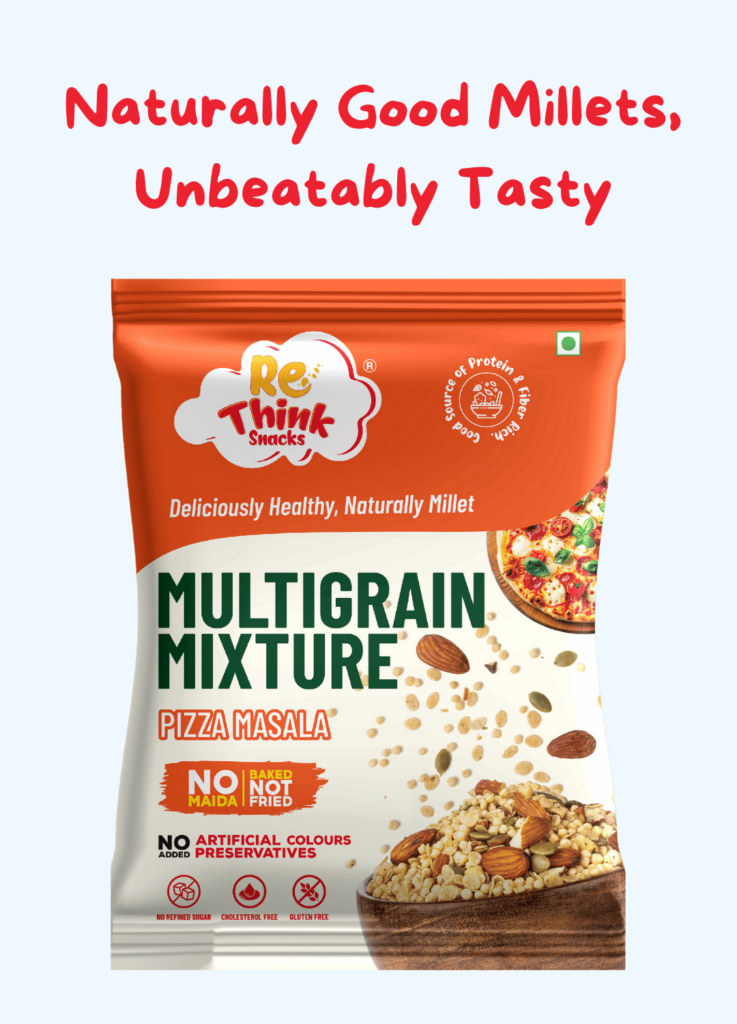 Rethink Snacks Combo – Pack of 5 Flavours | 41% Millets | Baked, Not ...